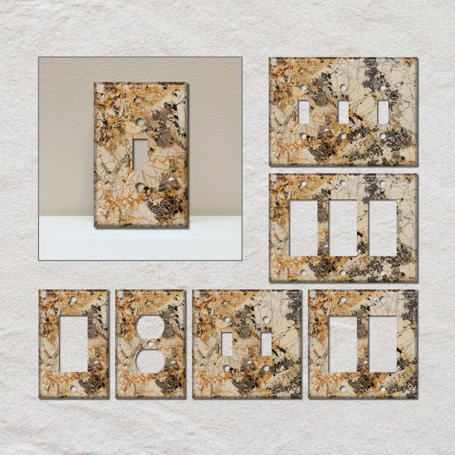 Granite Light Switch Covers Art Plates Decorative Light Switch Plate