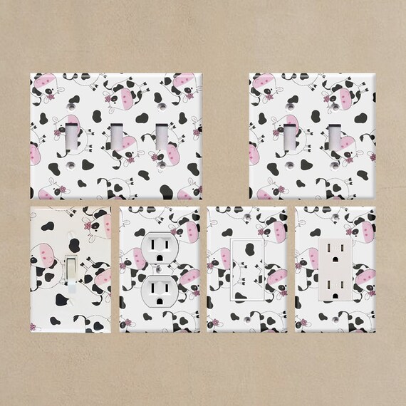Cute Cows Light Switch Plate Covers Home Decor Outlet | Etsy