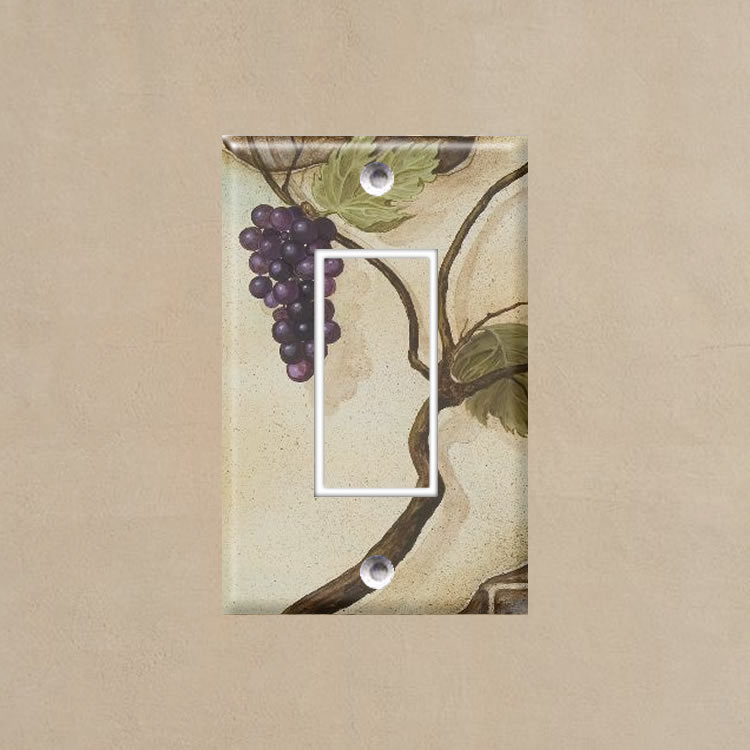 Tuscan Grapes Light Switch Plate Covers Home Decor Outlet | Etsy