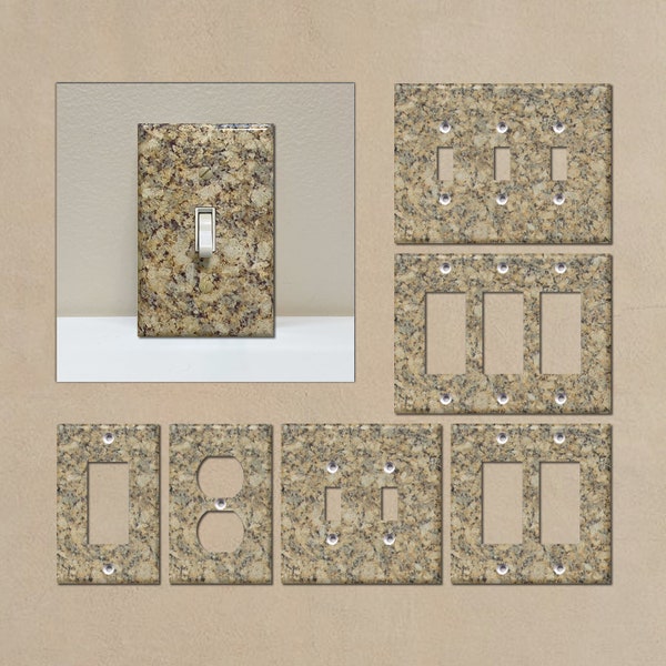 Faux Granite Switch Plate Covers - Etsy