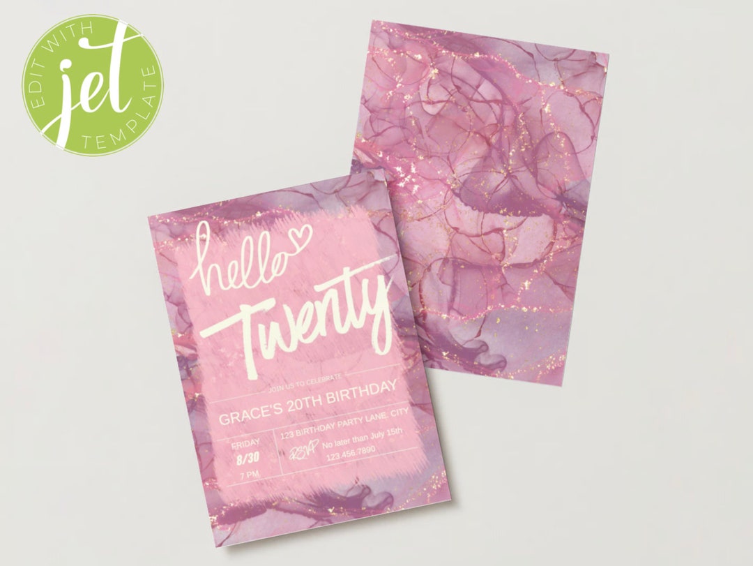 Elegance in Every Decade: Pink Watercolor & Golden Glow Milestone ...