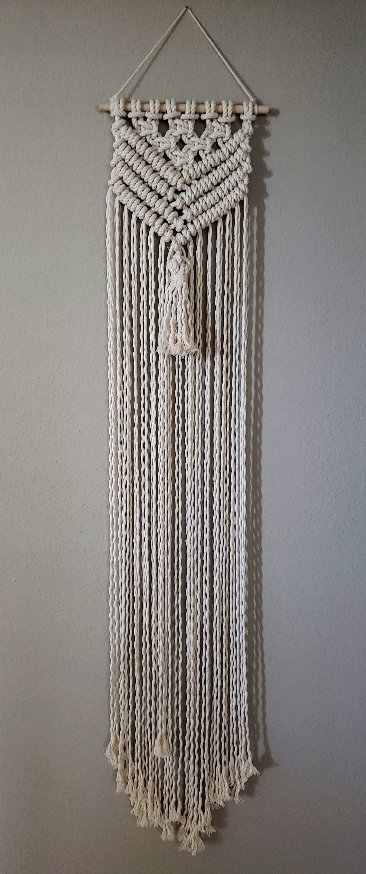 The Leah Long Macrame Wall Hanging - Etsy