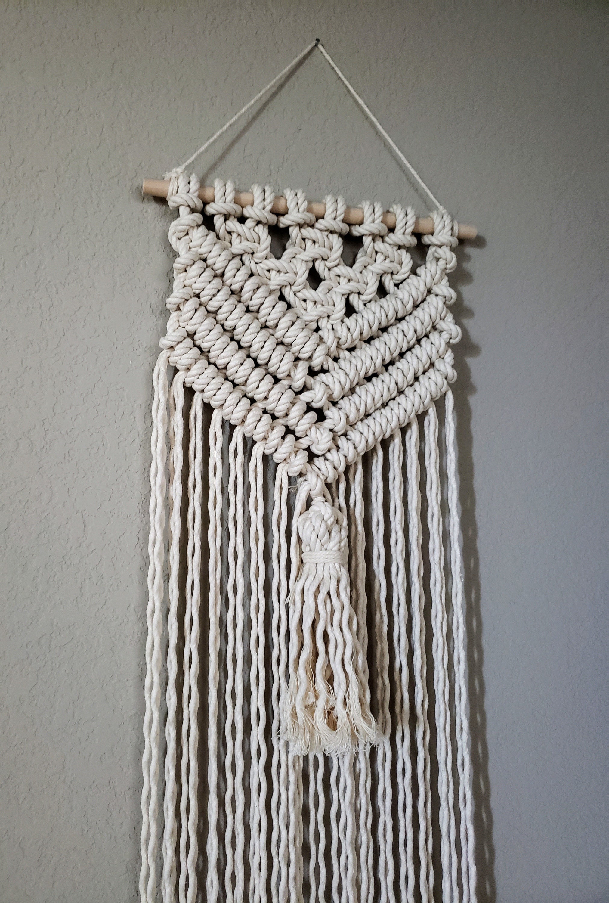 The Leah Long Macrame Wall Hanging - Etsy