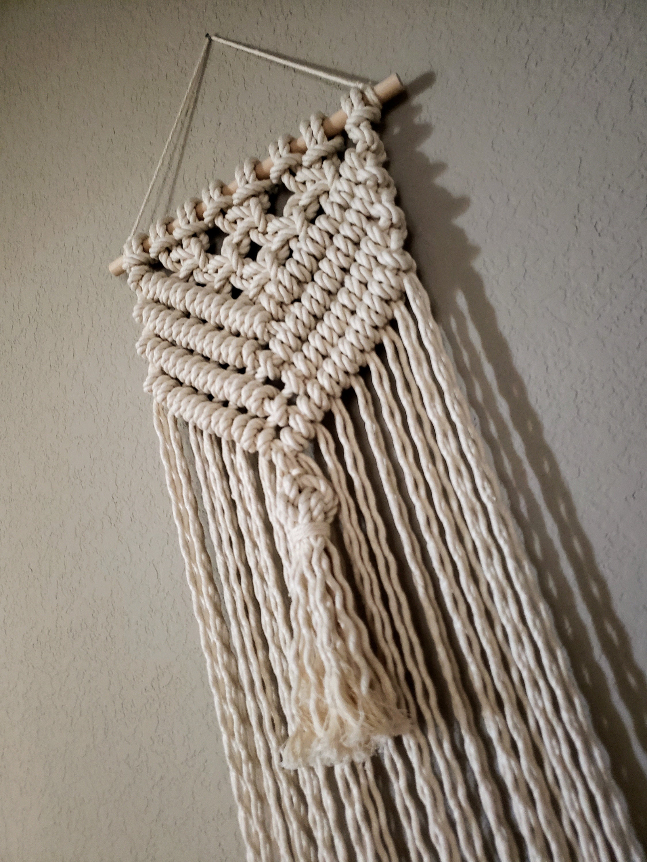 The Leah Long Macrame Wall Hanging - Etsy