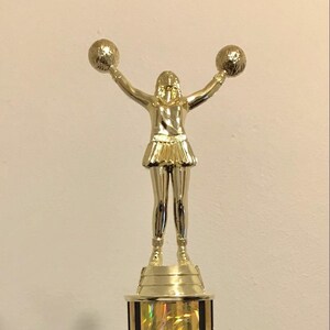 10.5" Cheerleading Trophy Personalized Free - Etsy