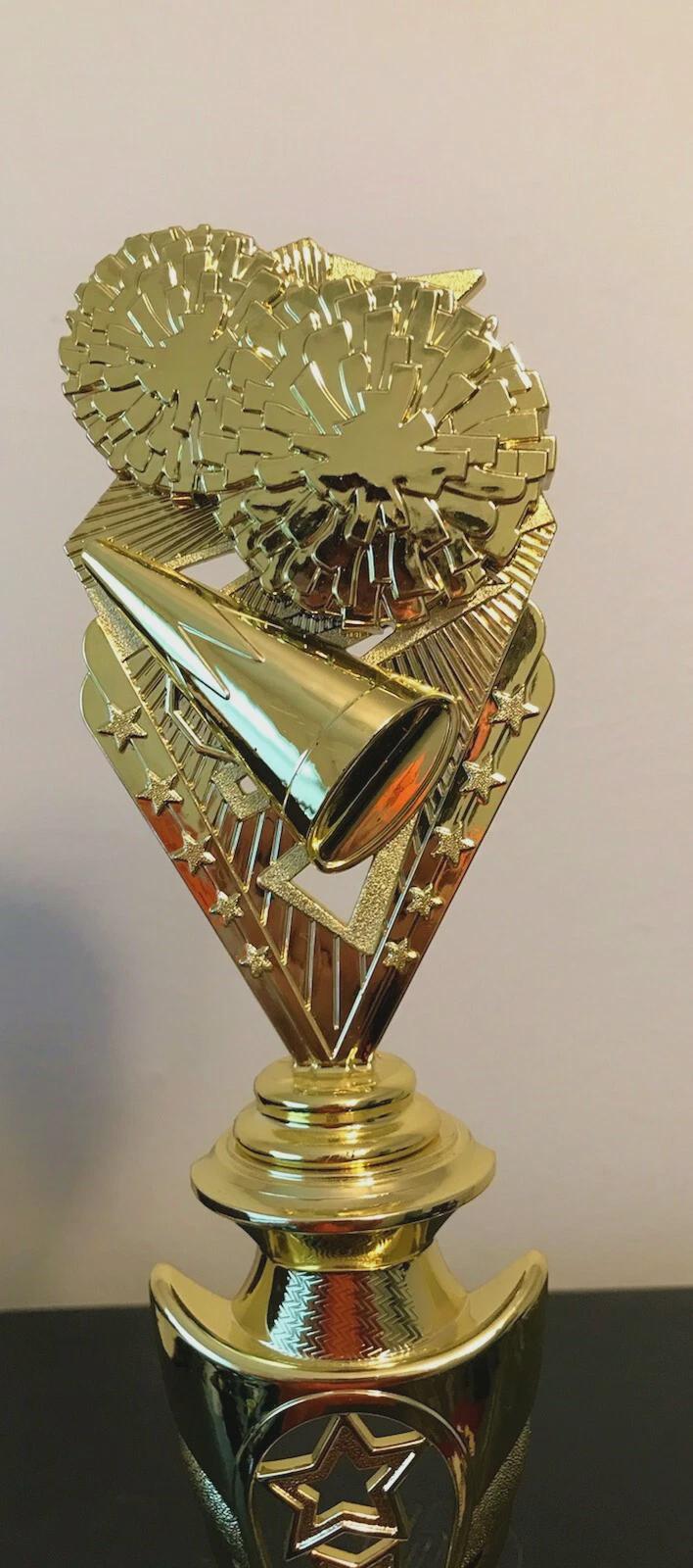 Cheerleading Trophy Personalized Free - Etsy