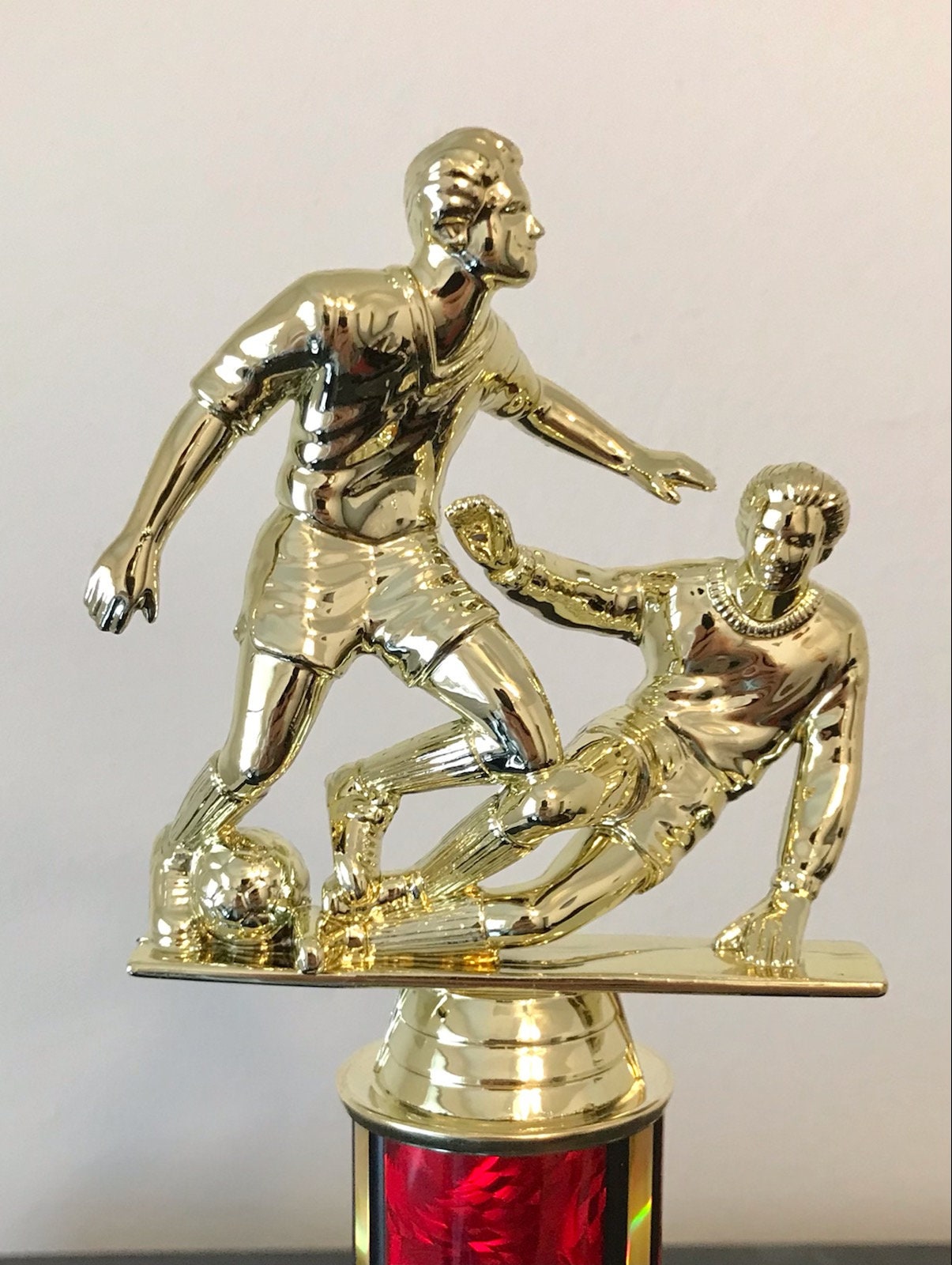 10.75" Soccer Male Trophy Personalized Free - Etsy