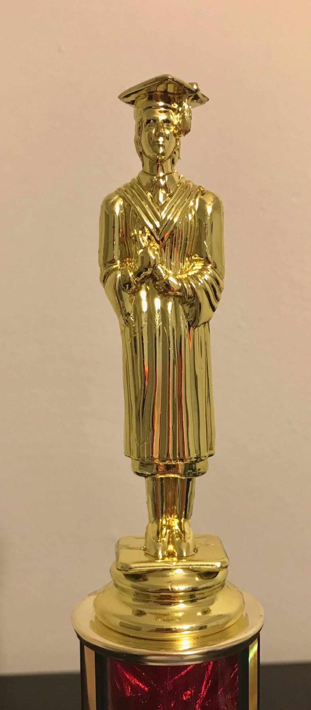 10.25" Graduate Female Trophy Personalized Free - Etsy