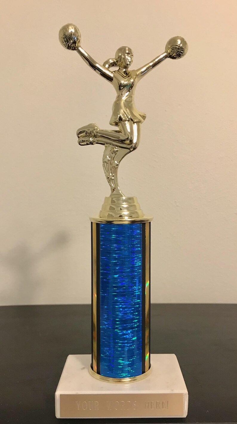 10.5 Cheerleading Trophy Personalized Free - Etsy