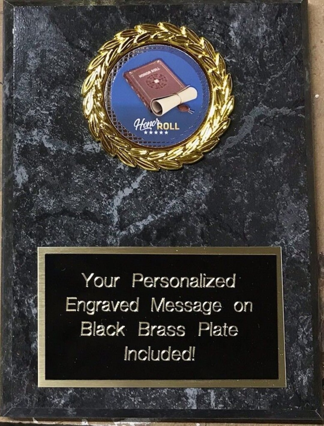 Honor Roll Award Plaque Personalized Free - Etsy