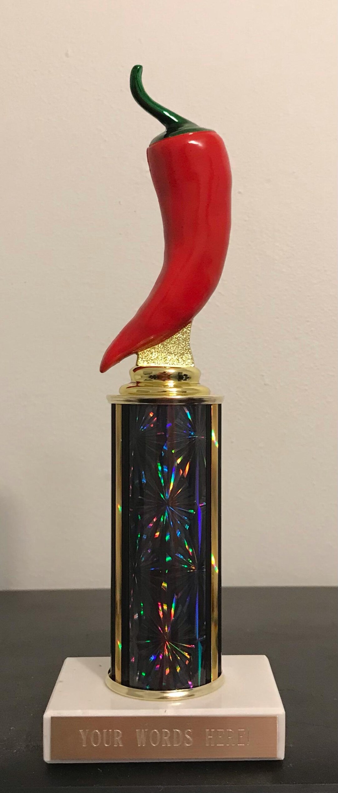 10.25" Red Hot Chili Pepper Trophy Personalized Free - Etsy