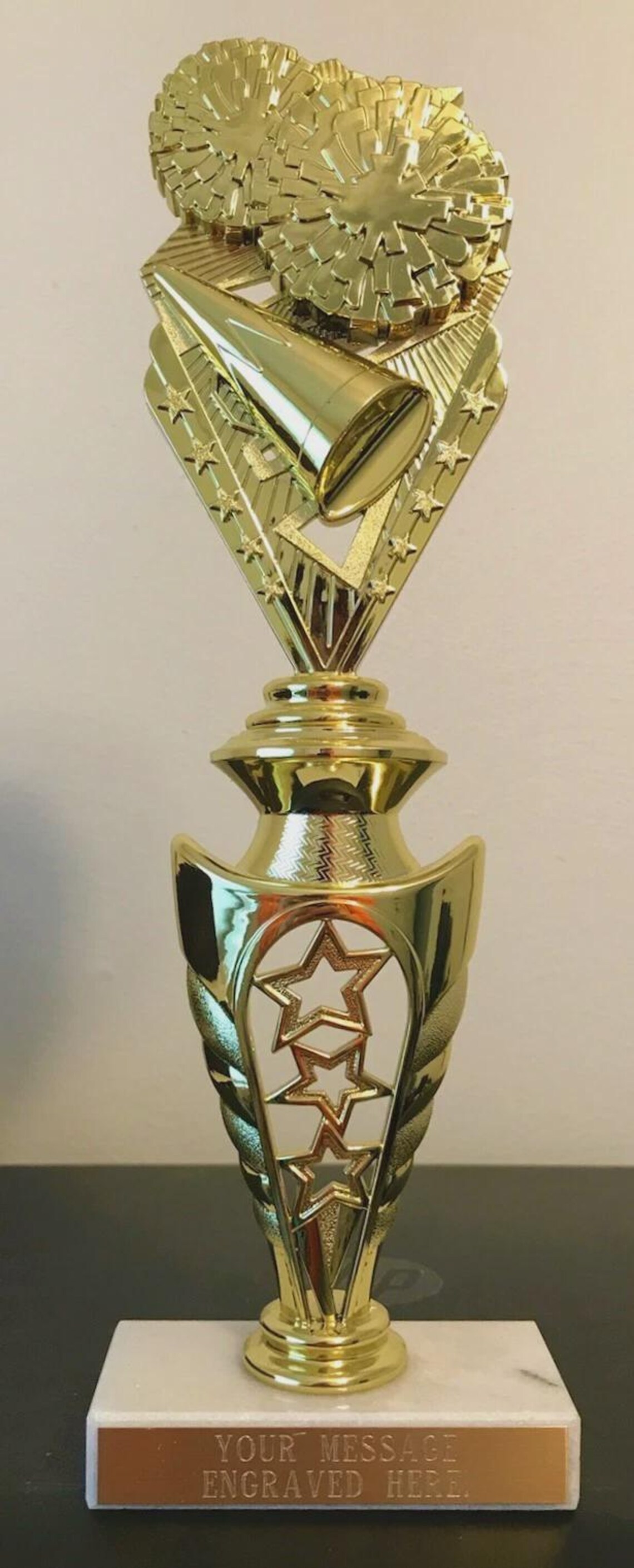 Cheerleading Trophy Personalized Free - Etsy