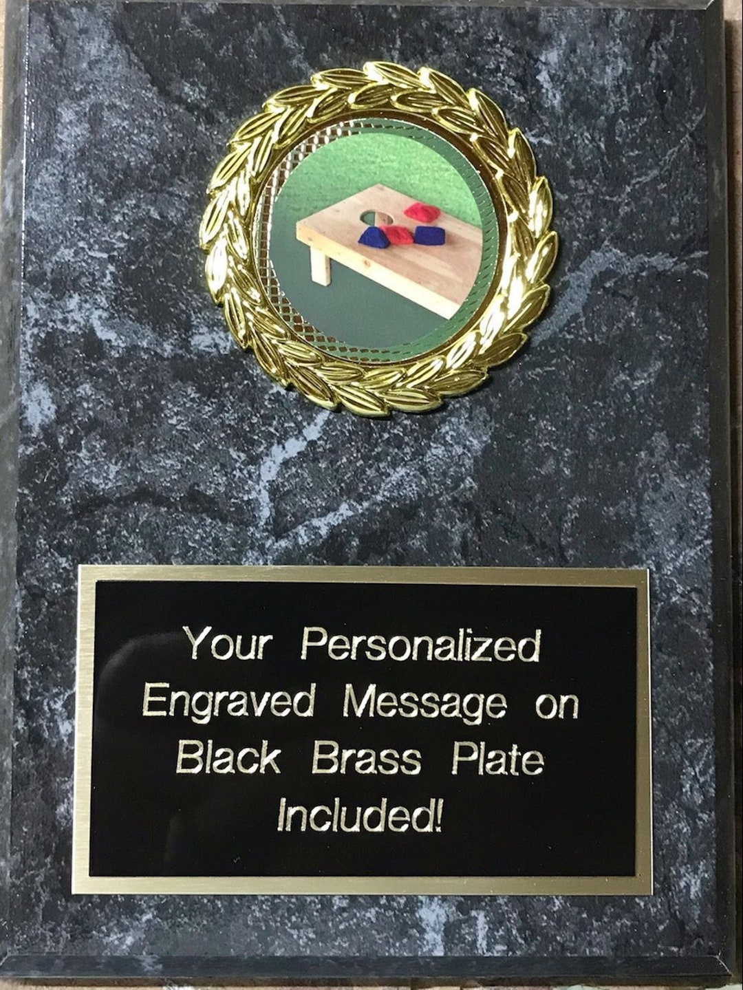 Cornhole Plaque Personalized Free - Etsy