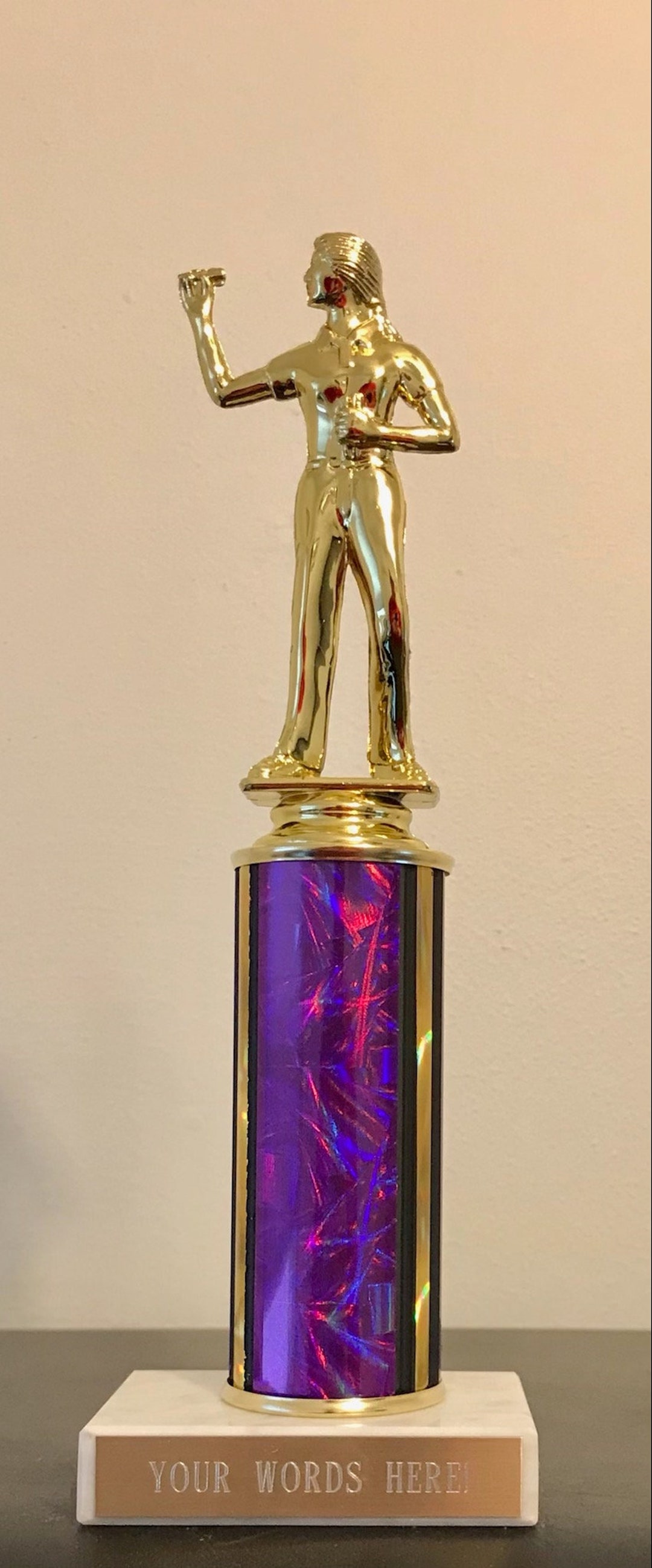 10.25" Darts Thrower Female Trophy Personalized Free - Etsy