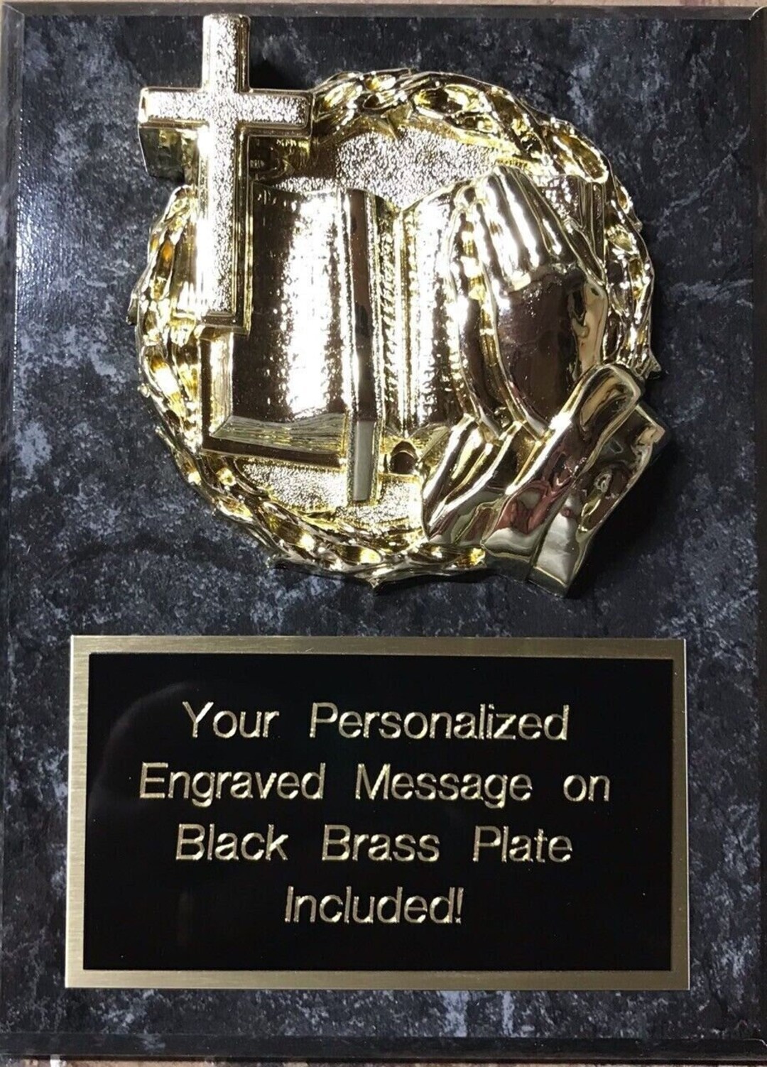 Christian Cross Plaque Personalized Free - Etsy