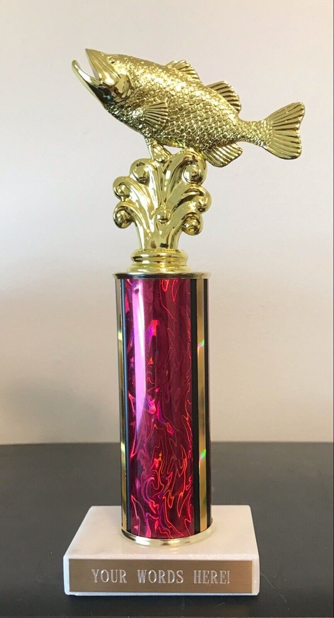 9.75 Fish Trophy Personalized Free - Etsy