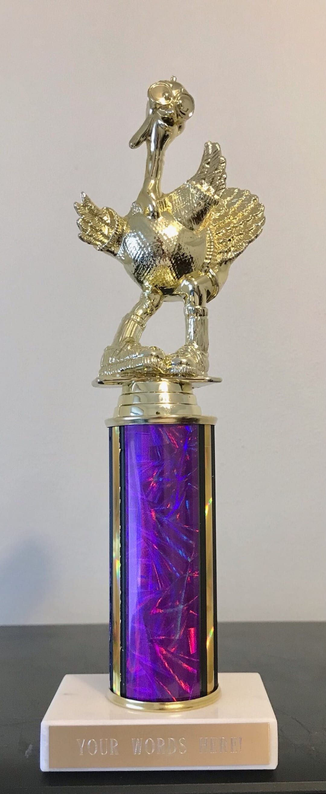 10.75 Turkey Trophy Personalized Free - Etsy
