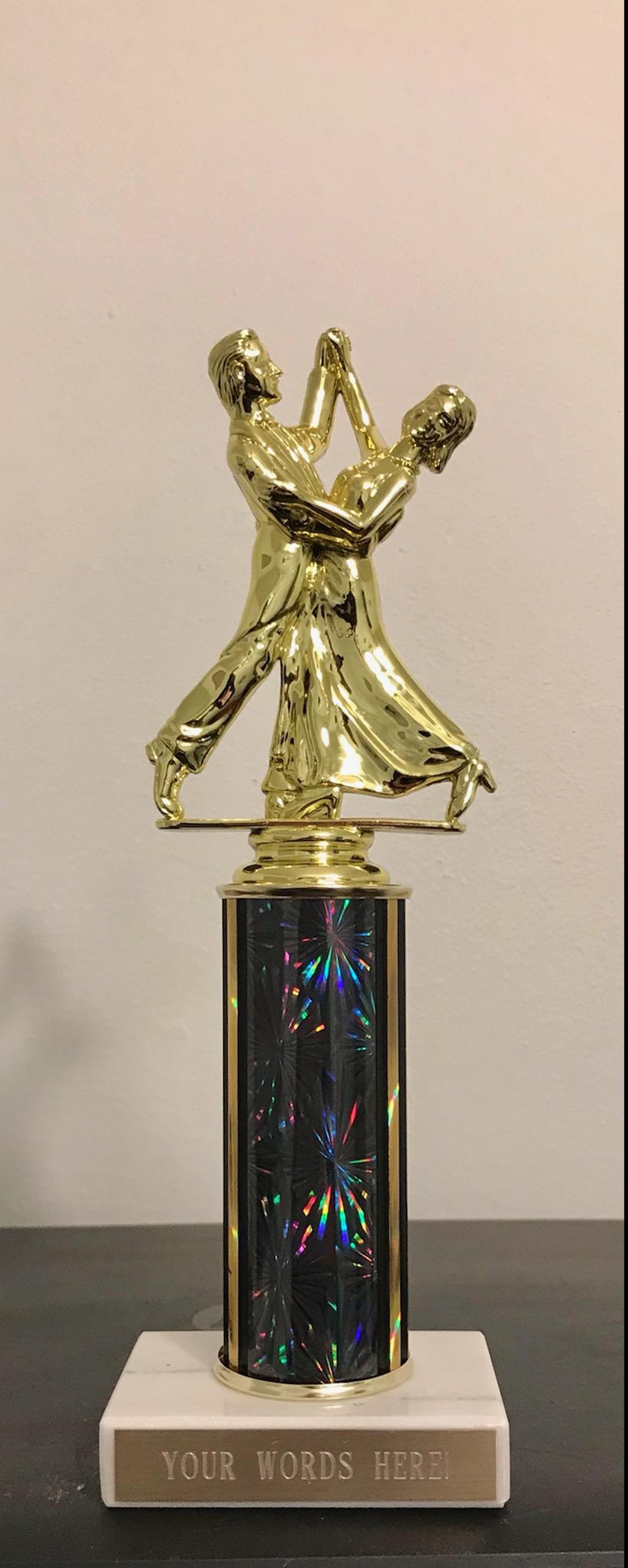 10.75" Ballroom Dancing Trophy Personalized Free - Etsy