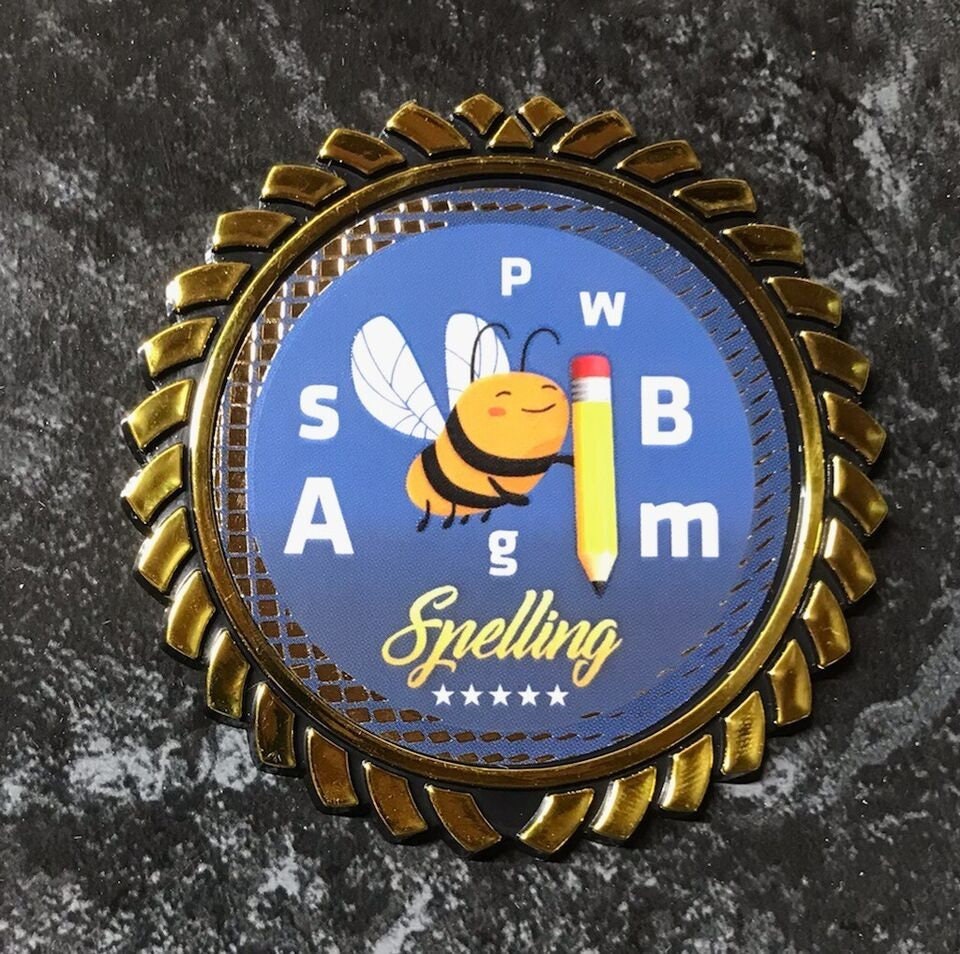 Spelling Bee Award Plaque Personalized Free - Etsy