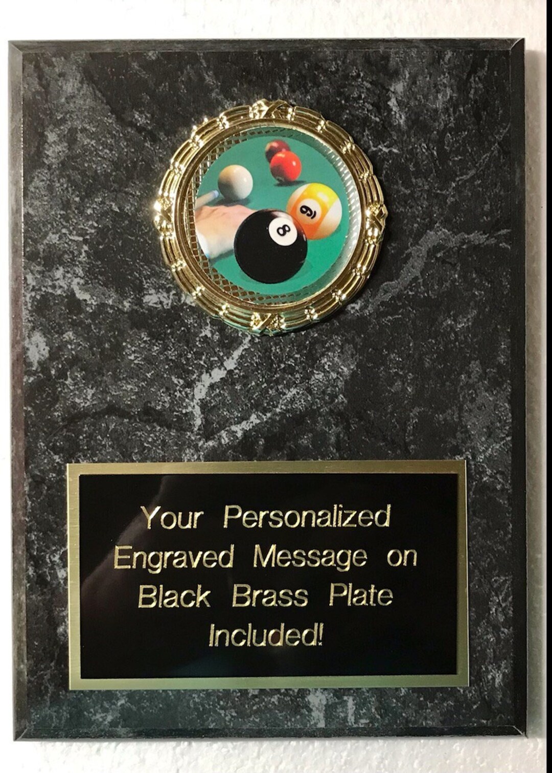 Pool Billiards Plaque Personalized Free - Etsy