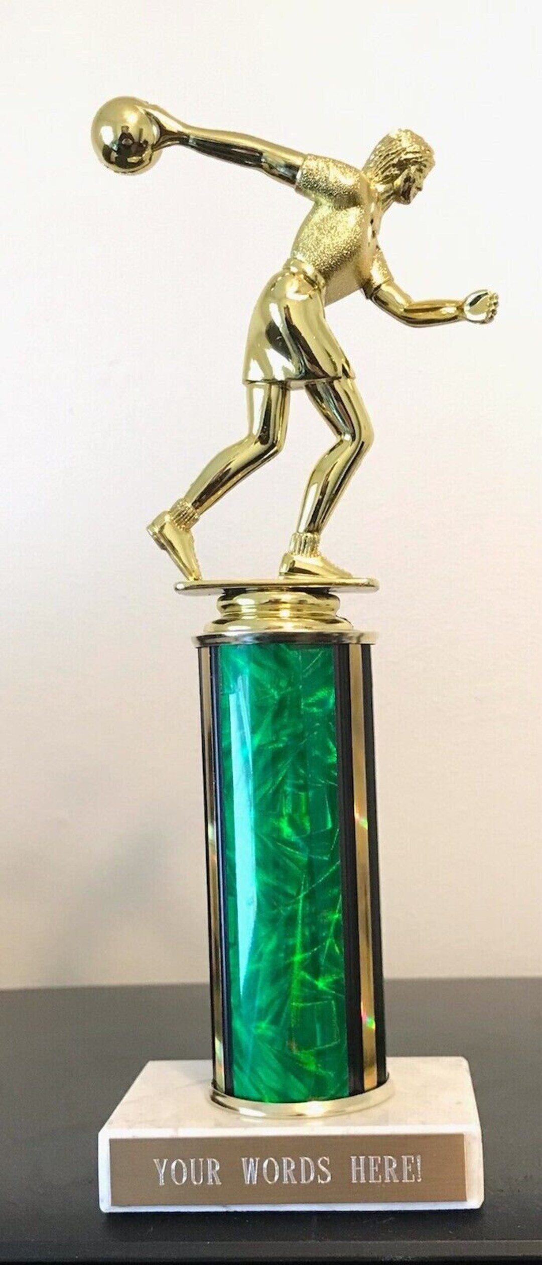10.25" Bowling Female Trophy Personalized Free - Etsy