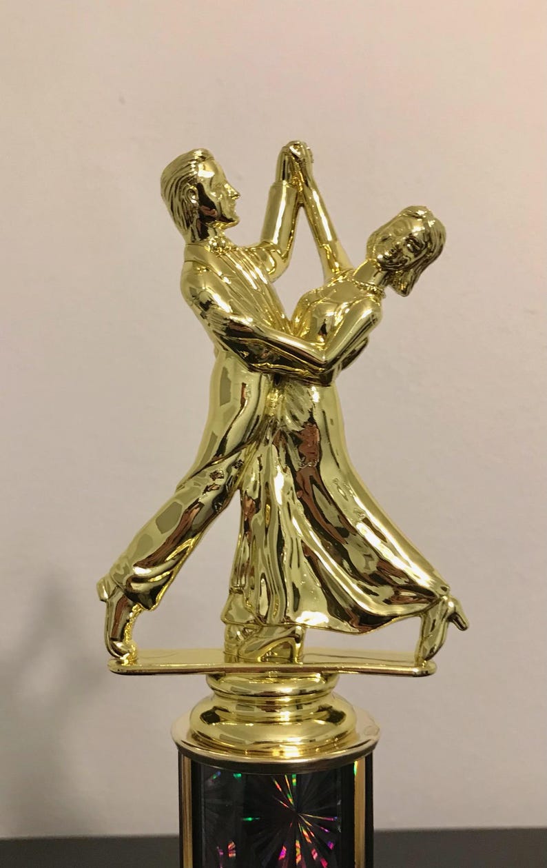 10.75" Ballroom Dancing Trophy Personalized Free - Etsy