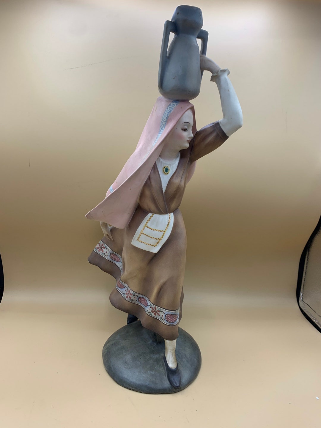Guido Cacciapuoti Placeholder Image Woman With Jar Stoneware Sink - Etsy