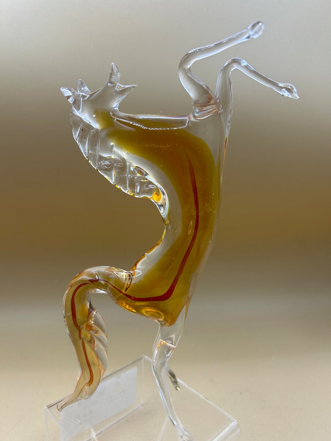 Murano Glass Running Horse Figurine Sculpture RARE Runaway Horse - Etsy