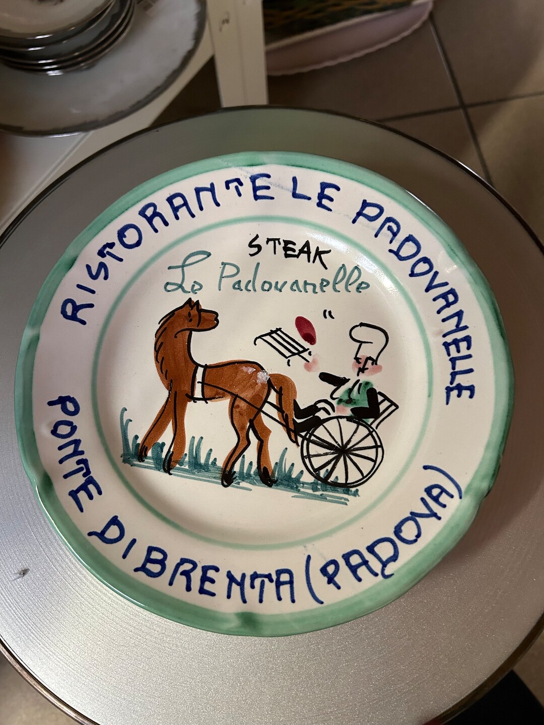 Italy Restaurant Plate Plate of Good Memories Le - Etsy