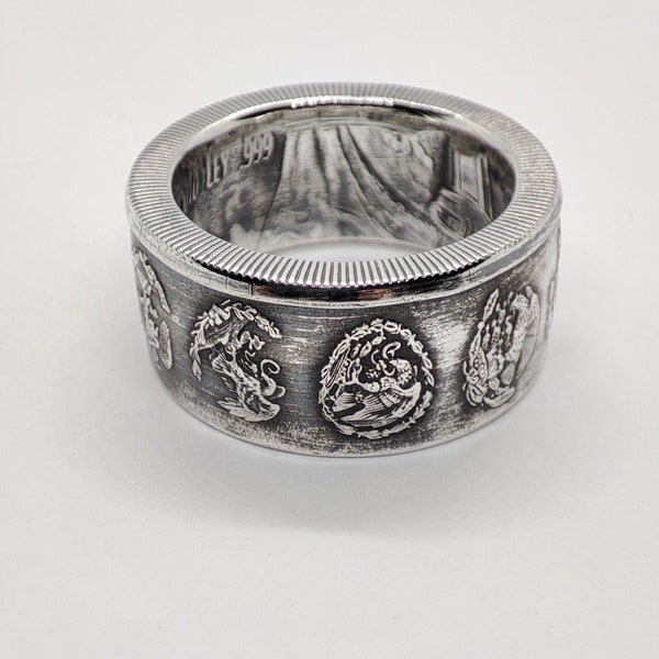 Silver Coin Ring - Etsy