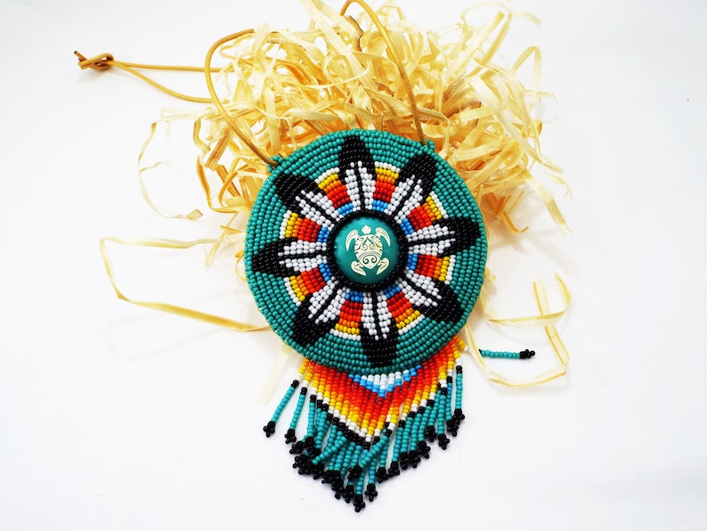 Rosette Medallion Native American Style - Etsy