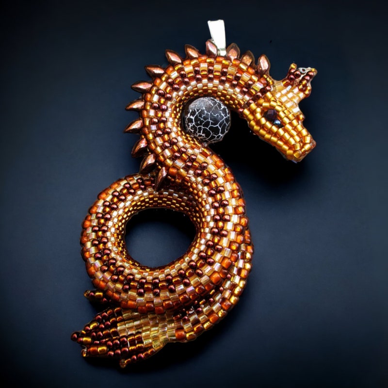 Beaded Dragon - Etsy