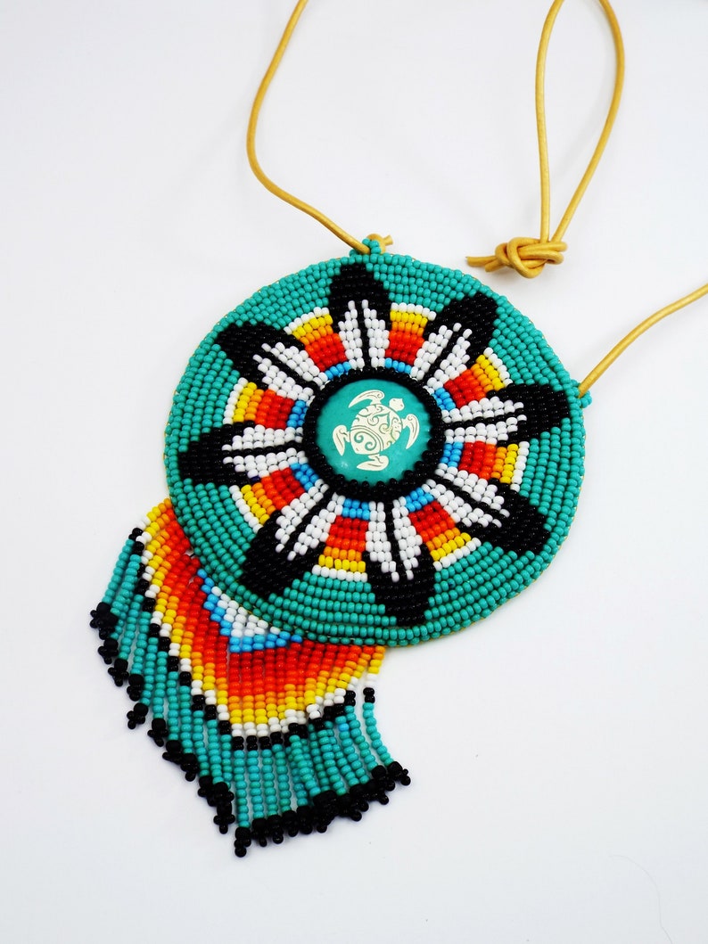 Rosette Medallion Native American Style - Etsy