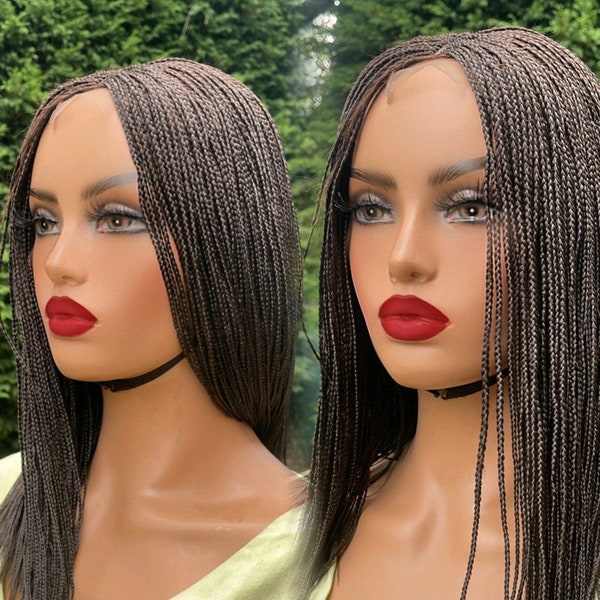 Micro Braids Wig Etsy
