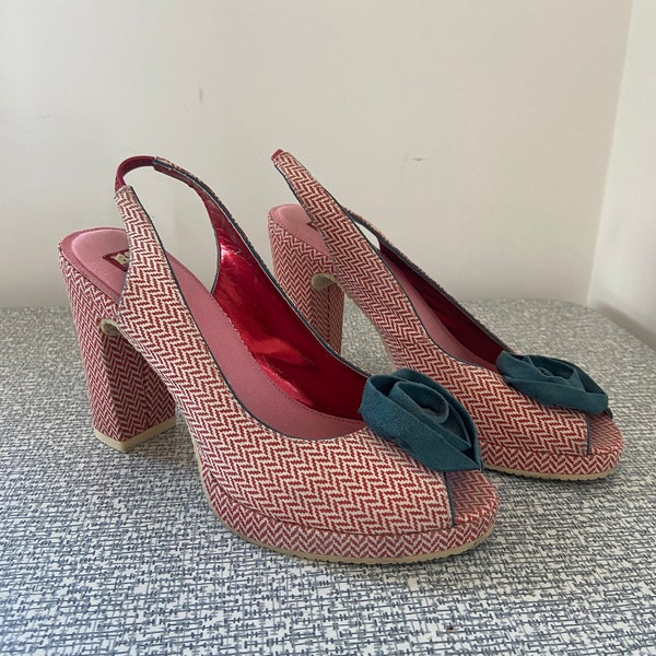 Red Gingham Shoes - Etsy