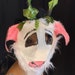 Goat Mask, Satyr Cosplay Costume Pagan Wine God Pan, Bacchus Adjustable ...