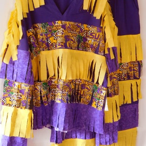 Traditional Cajun Mardi Gras Chemise - Authentic Chicken Chase Outfit ...