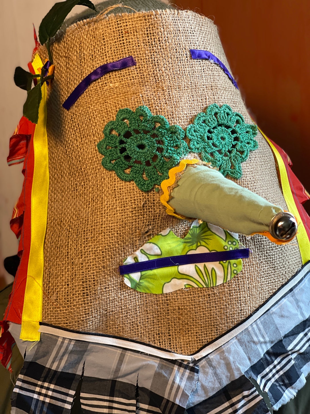 Cajun Mardi Gras Mask Traditional Mamou Chicken Chase - Etsy