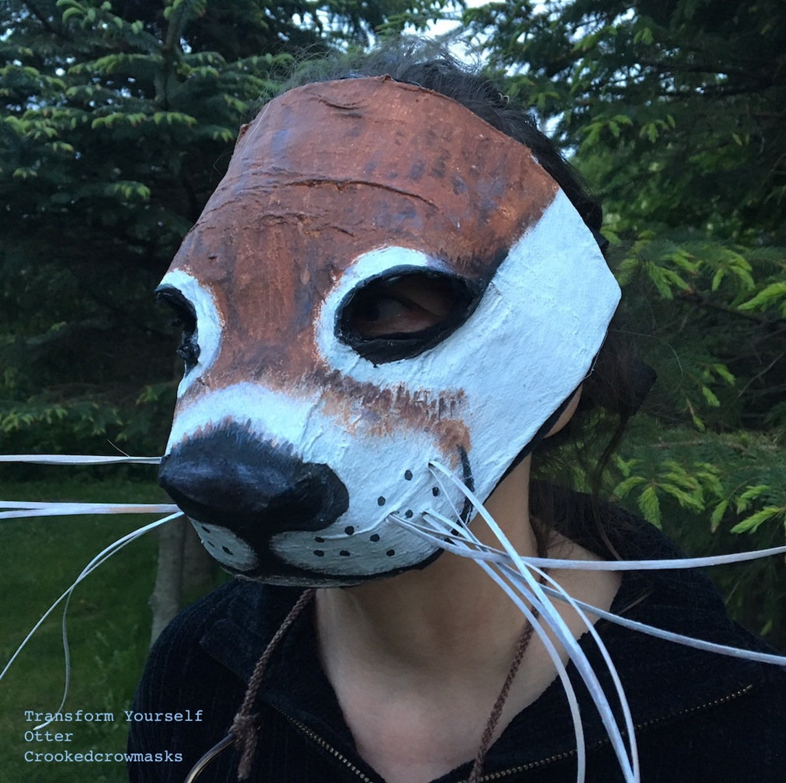 Otter Mask Sea Otter Mask Animal Masquerade Mask Adult | Etsy