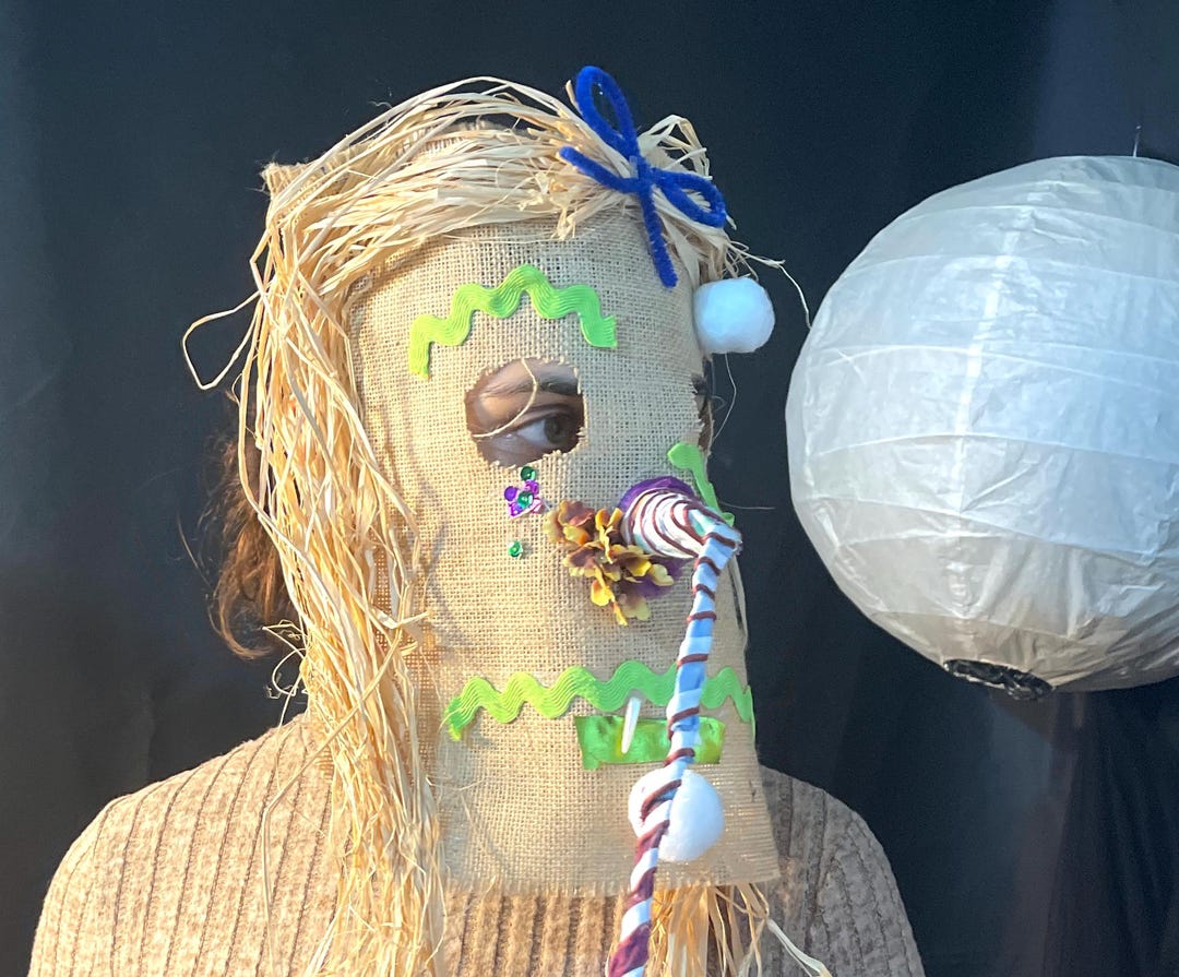 Cajun Mardi Gras Fringe Mask Masquerade Masks Carnival Masks Chicken ...