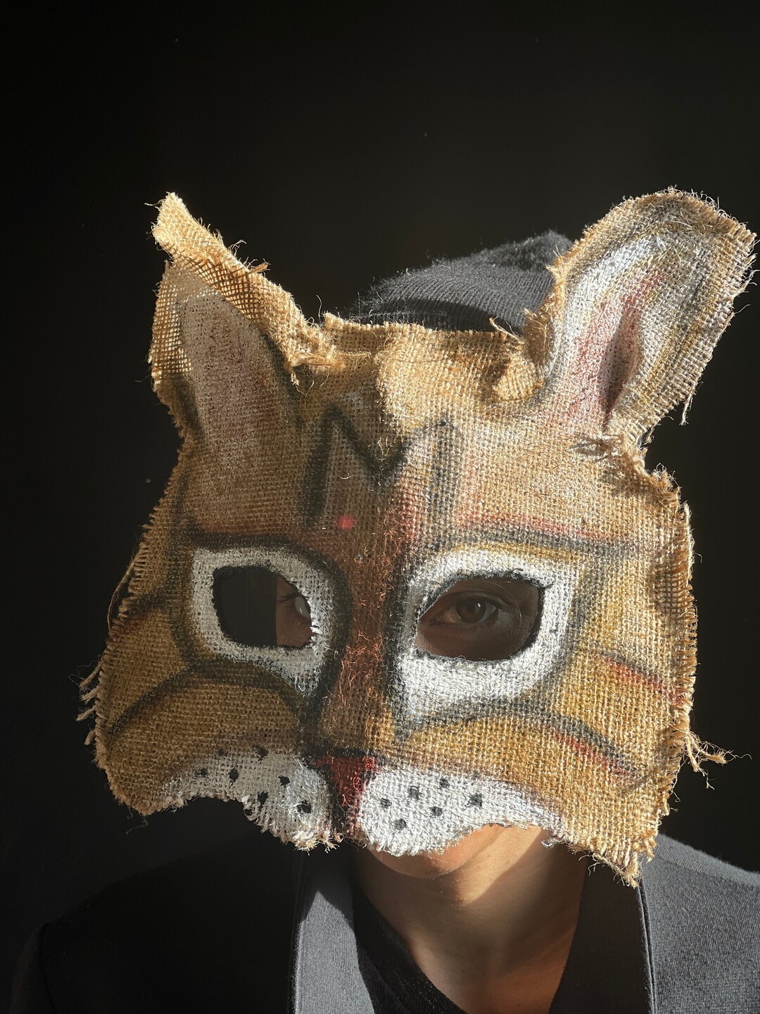 Tiger Cat Mask Halloween Costumes for Masquerades & Photo Props Kitty ...