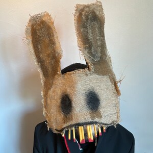 Set of Three 3 Scary Rabbit Masks, Set of Three 3 Creepy Easter Bunny ...