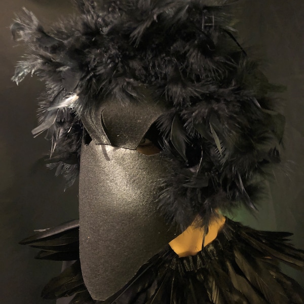 Crow Mask - Etsy