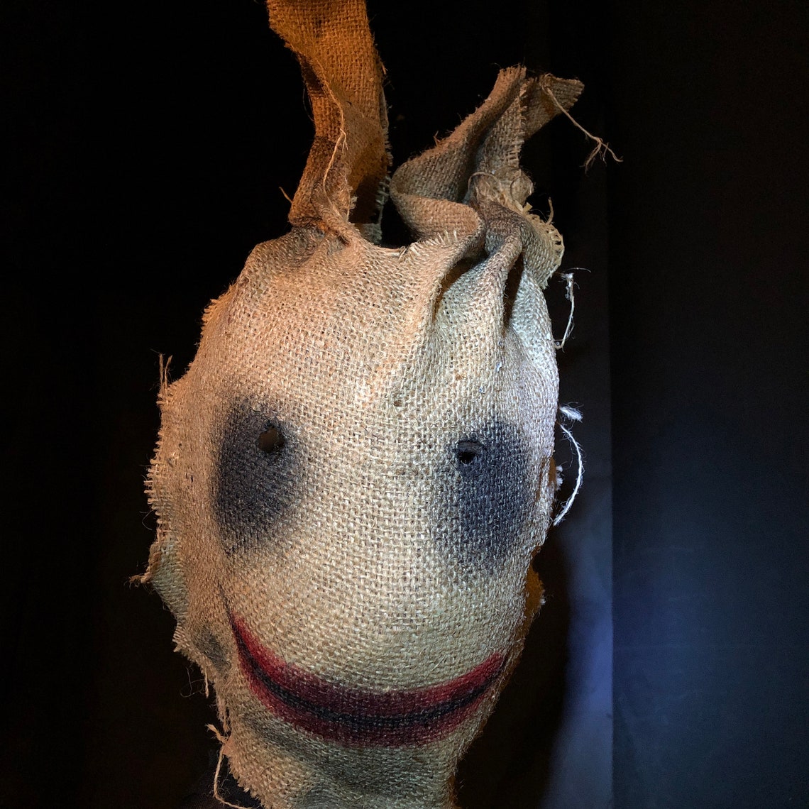 Creepy Scary Rabbit Mask Burlap Evil Bunny Purge Mask Killer - Etsy