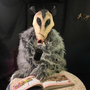 Creepy Cute Opossum Possum Mask Adult Halloween, Masquerade, Cosplay ...