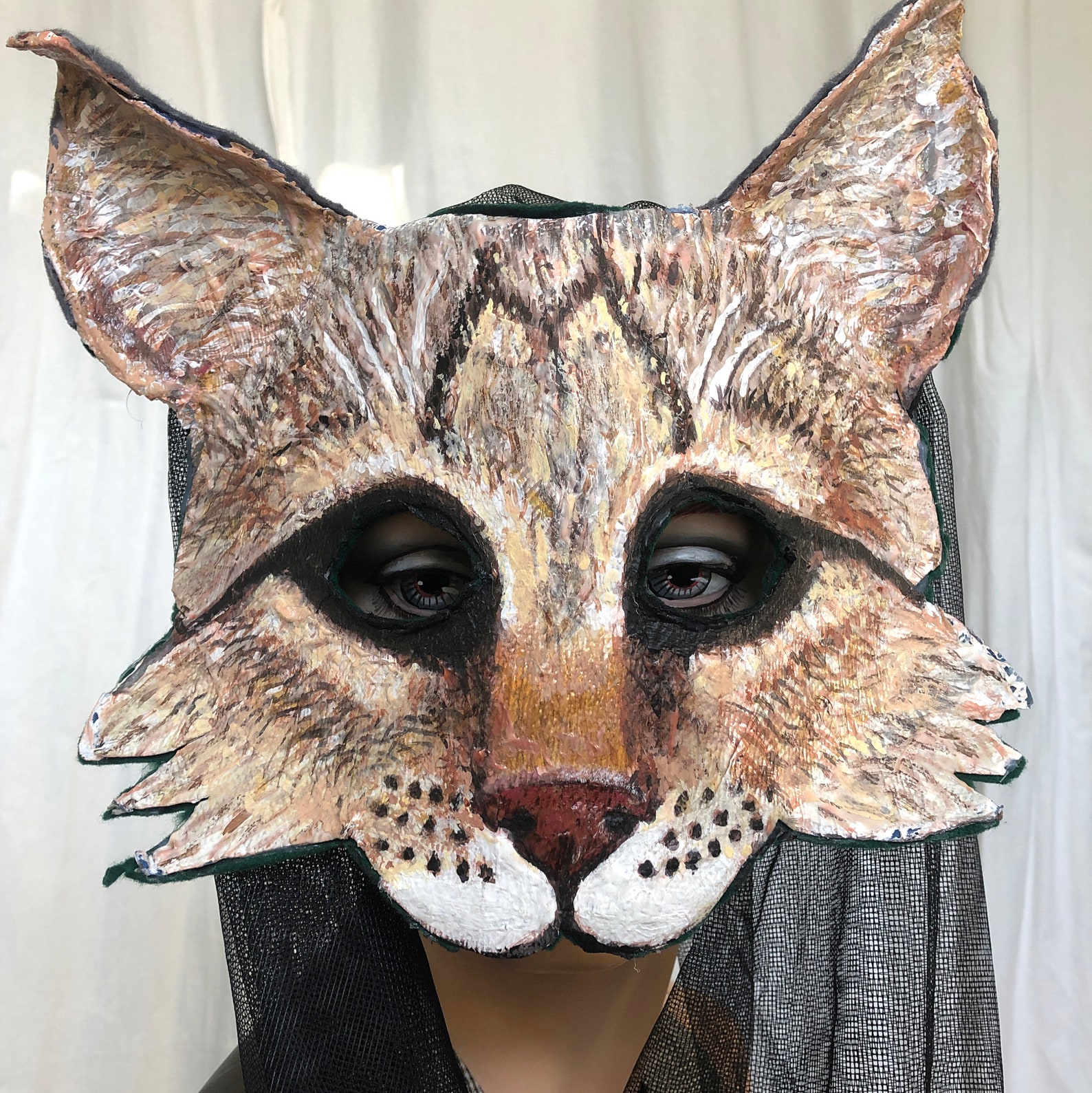 Kitty Cat Mask Adult Halloween Costume Masquerade Ball - Etsy 日本