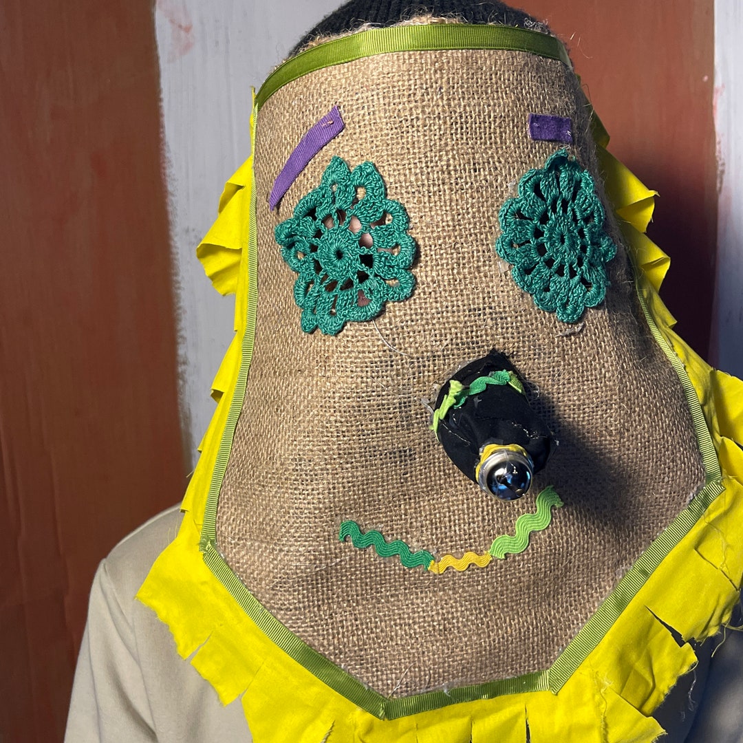 Cajun Mardi Gras Mask Masquerade Carnival Costume Chicken Chase Outfit ...