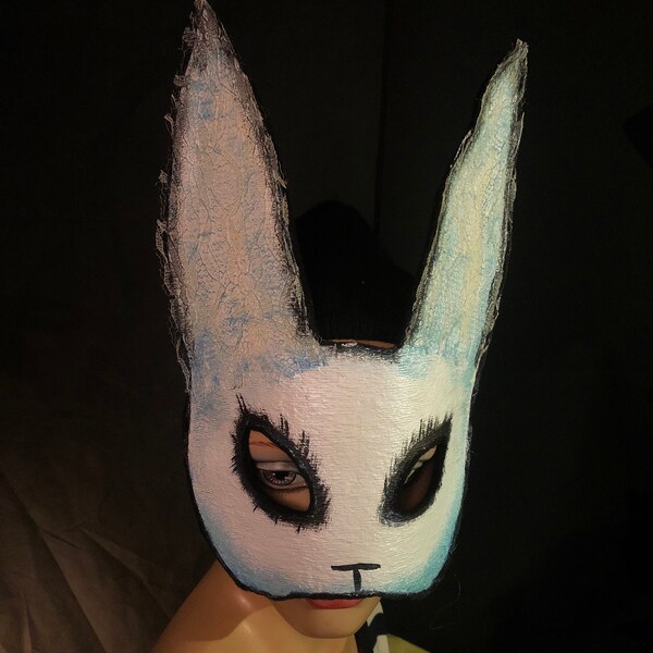 White Rabbit Mask - Etsy