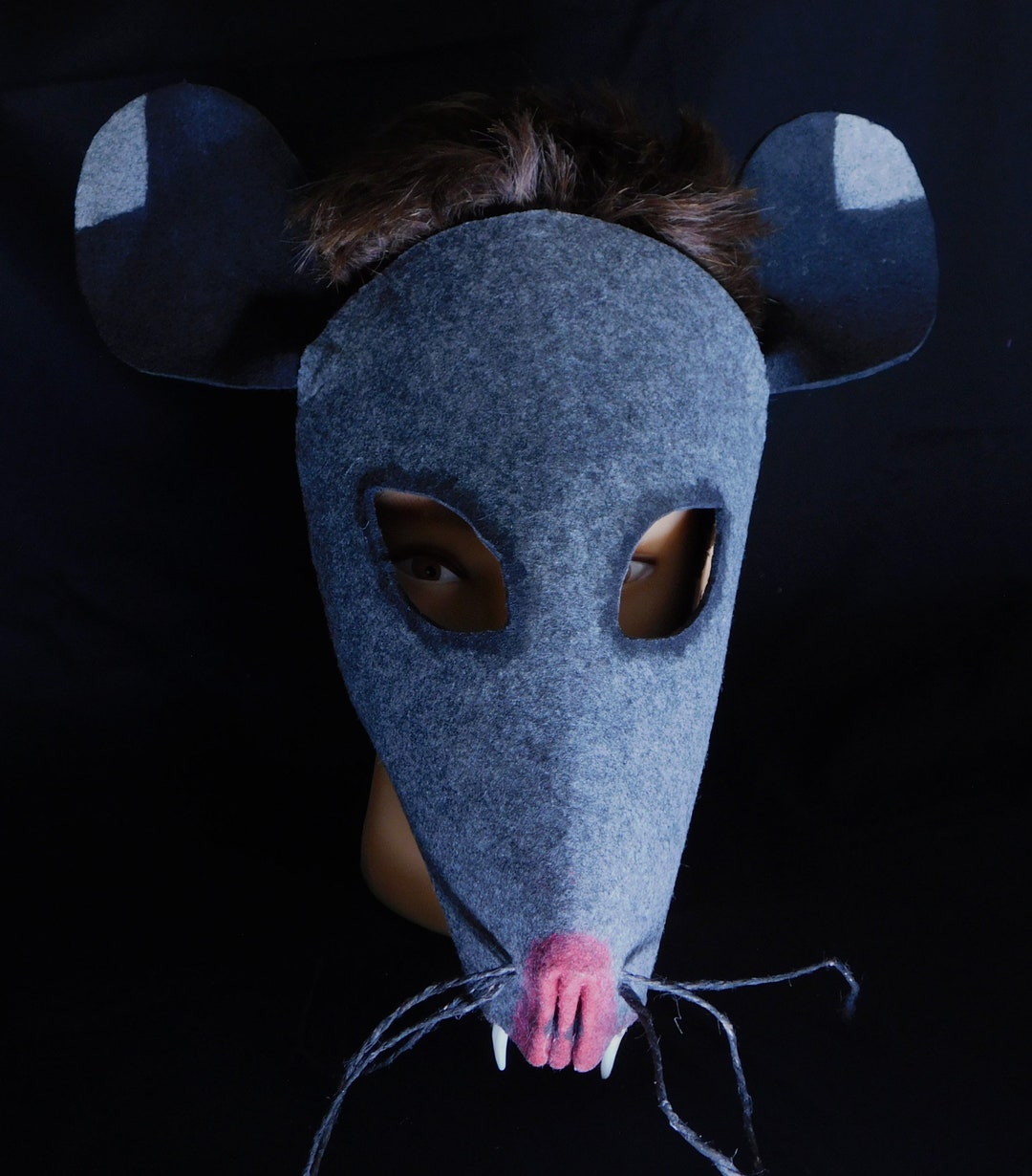 Creepy Cute Possum Mask - Adult Halloween, Masquerade, Cosplay Costume ...