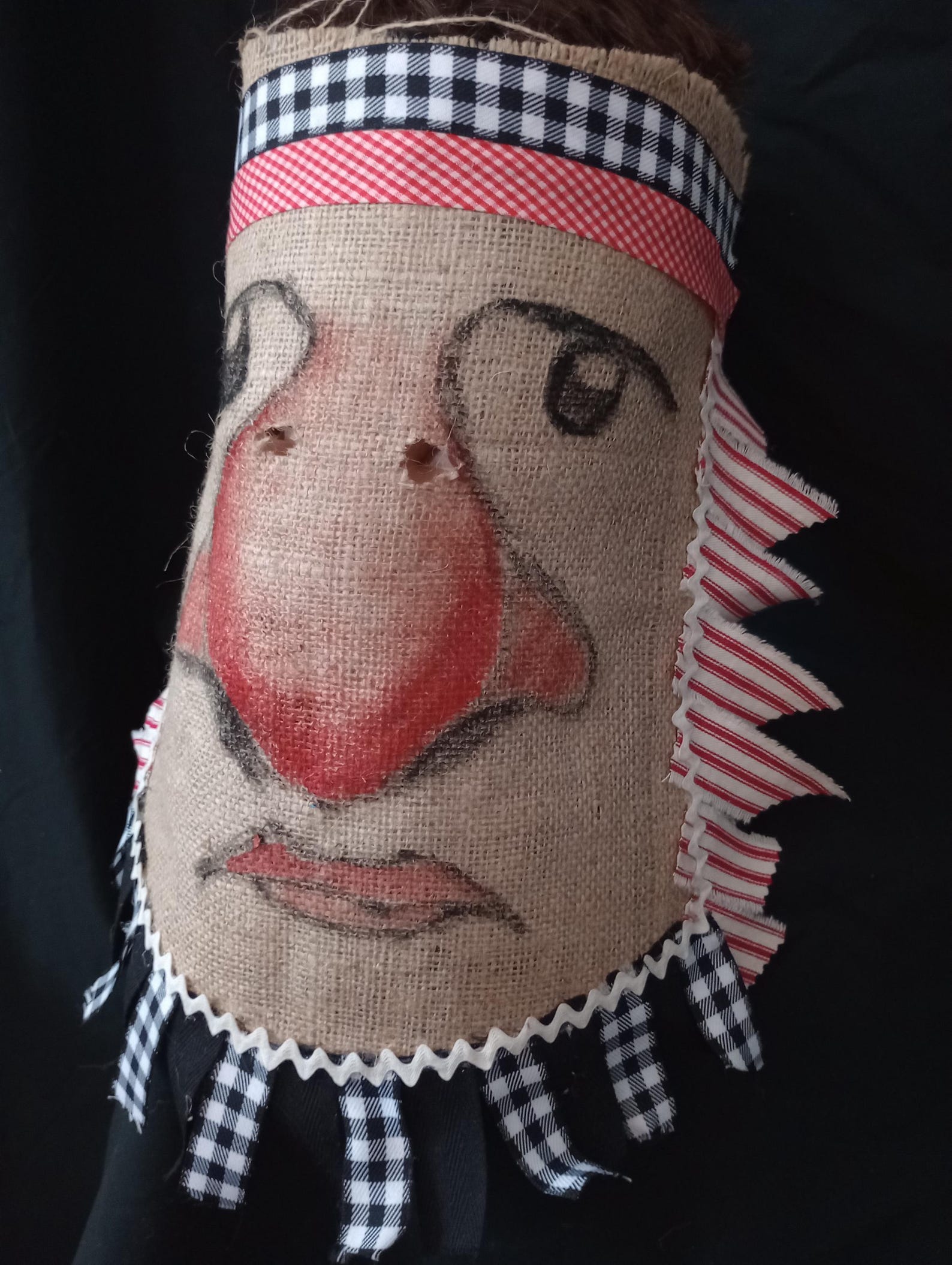 Máscara con flecos estilo Mardi Gras cajún: accesorio para carnaval ...